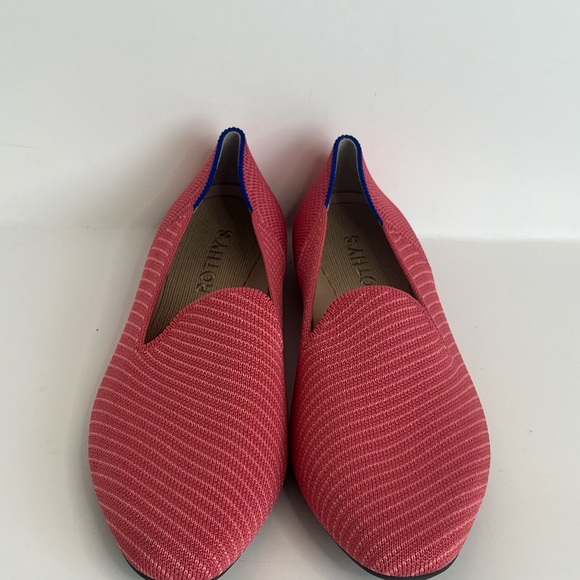 Rothy's | Shoes | Ecu Rothys The Almond Loafer Ruby Grapefruit Twill ...